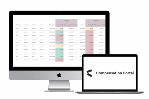 Alle Funktionen im Überblick - Kienbaum Compensation Portal